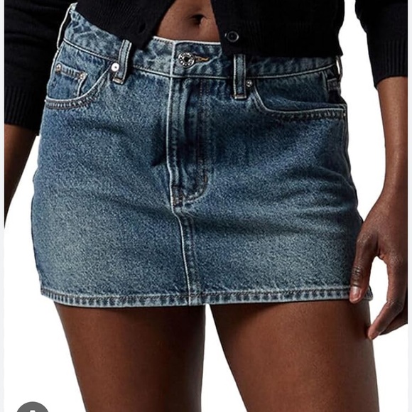 PacSun | Skirts | Pacsun Blue Denim Mini Skirt | Poshmark